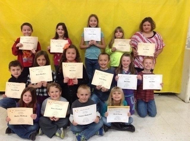Green City R-1 Schools - First Quarter Awards Assembly